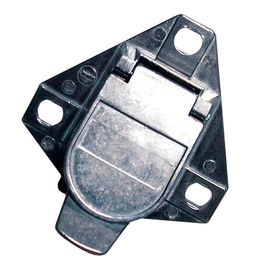 Dynaline 27068 7-Pole Socket, Heavy Duty, 3 Hole Mount, Vehicle Side ...