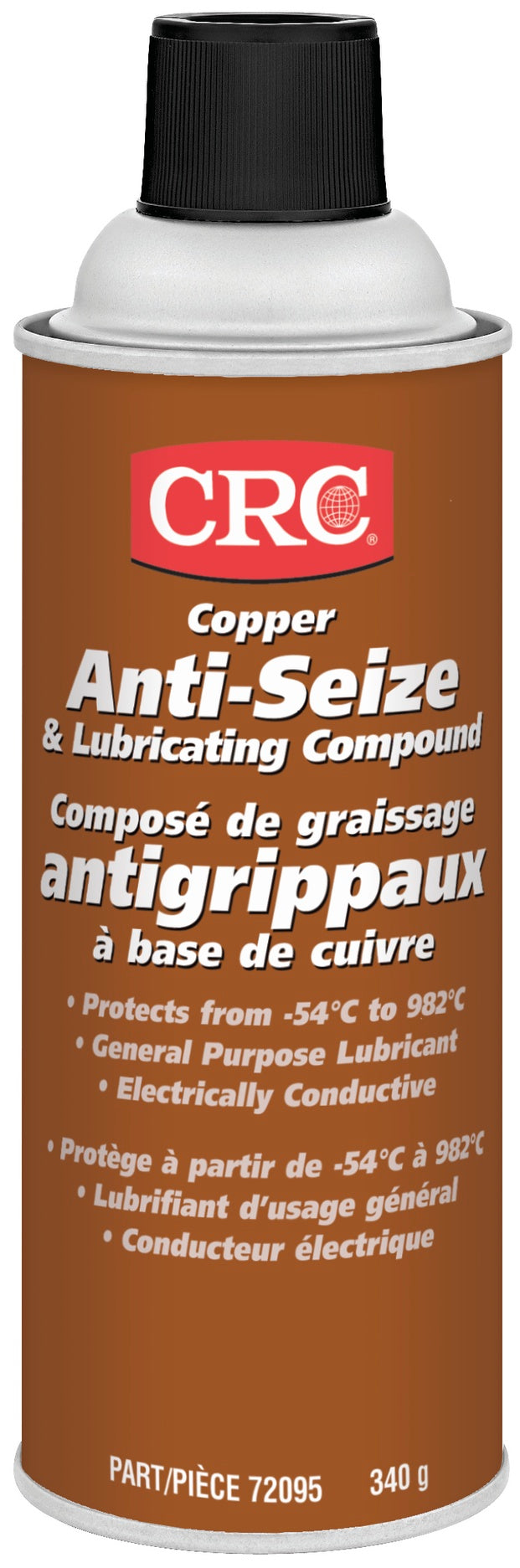 CRC 72095 Copper Anti-Seize & Lubricating Compound, 340 Grams — Cobalt Industrial
