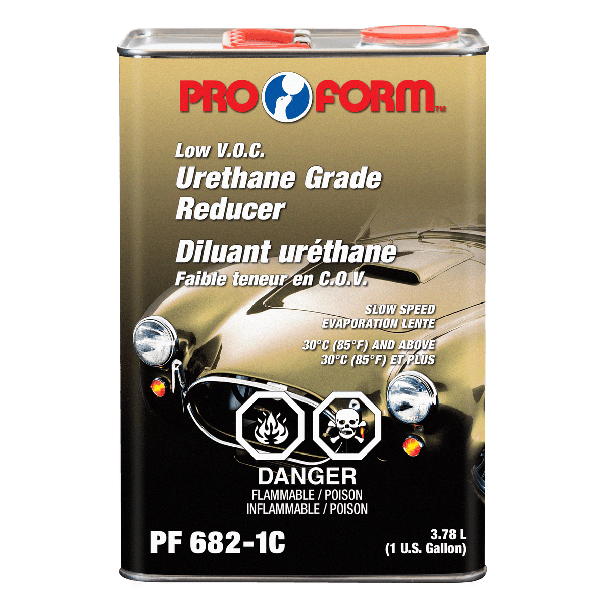 Pro Form PF682-1C Urethane Grade Reducer (SLOW) LOW VOC, 3.78 Litres ( — Cobalt Industrial