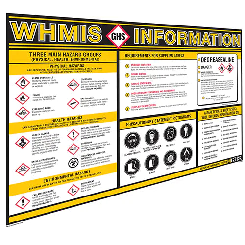 GHS Information Wall Charts - GHS1003C — Cobalt Industrial
